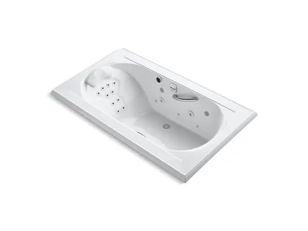 KOHLER Memoirs 72" X 42" Drop-in Effervescence Whirlpool Bath - One-color