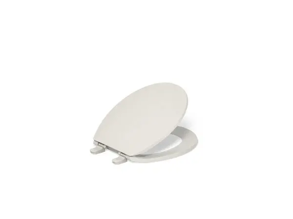 KOHLER Brevia Quick-release Round-front Toilet Seat - Almond