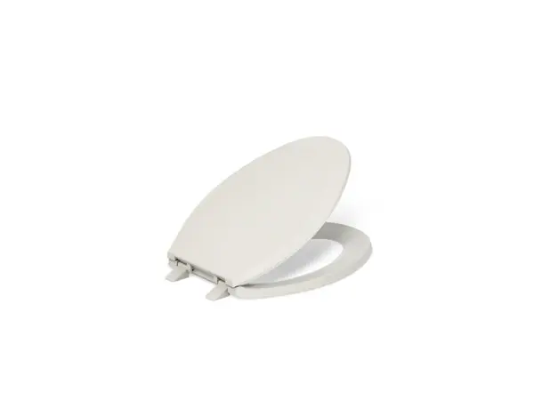 KOHLER Lustra Quick-release Elongated Toilet Seat - Almond