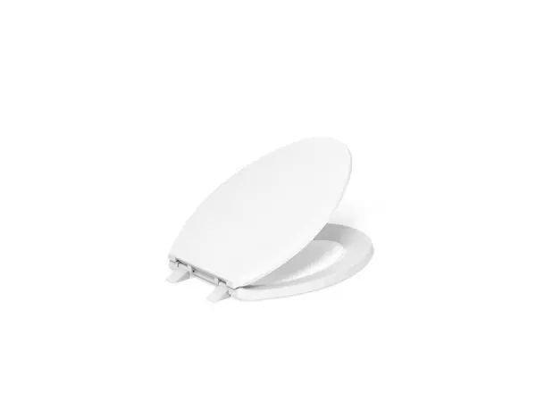 KOHLER Lustra Quick-release Elongated Toilet Seat - White