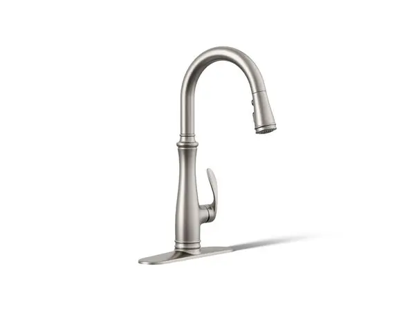 KOHLER Bellera Pull-down Kitchen Sink Faucet With Three-function Sprayhead - One-color