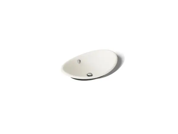 KOHLER Iron Plains 20-3/4" Oval Vessel Bathroom Sink - One-color