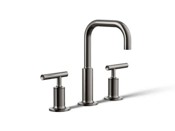 KOHLER Purist Widespread Bathroom Sink Faucet With Lever Handles, 1.2 Gpm - One-color