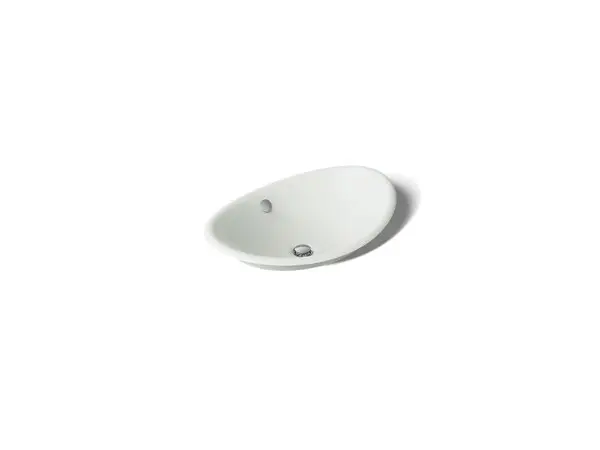 KOHLER Iron Plains 20-3/4" Oval Vessel Bathroom Sink - One-color