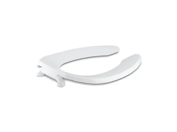 KOHLER Lustra Elongated Toilet Seat With Self-sustaining Check Hinge - White