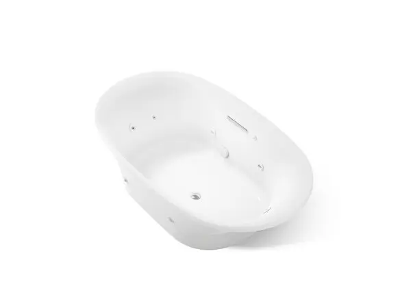 KOHLER Underscore 72" X 42" Drop-in Heated Whirlpool Bath - One-color