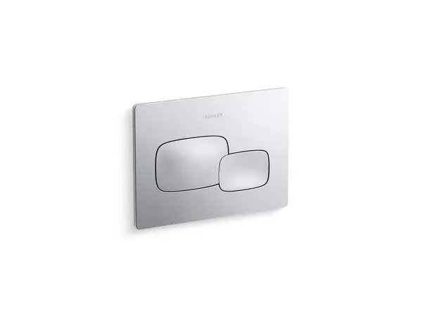 KOHLER Cue Flush Actuator Plate For 2"x 4" In-wall Tank And Carrier System - Polished Chrome