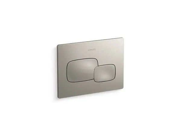 KOHLER Cue Flush Actuator Plate For 2"x 4" In-wall Tank And Carrier System - Vibrant Brushed Nickel