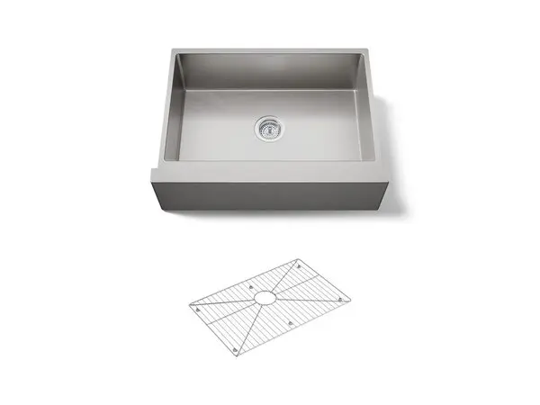 KOHLER Strive 29-1/2" Undermount Single-bowl Farmhouse Kitchen Sink - One-color