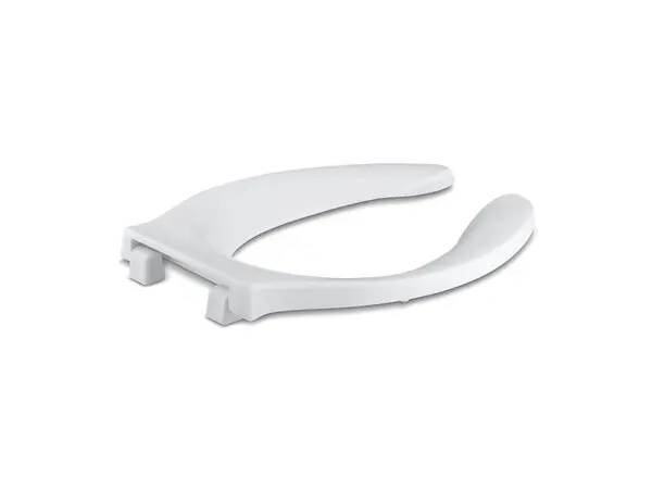 KOHLER Stronghold Elongated Toilet Seat With Integrated Handle And Check Hinge - White
