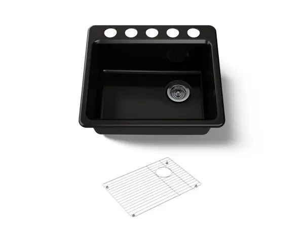 KOHLER Riverby 25" Undermount Single-bowl Kitchen Sink