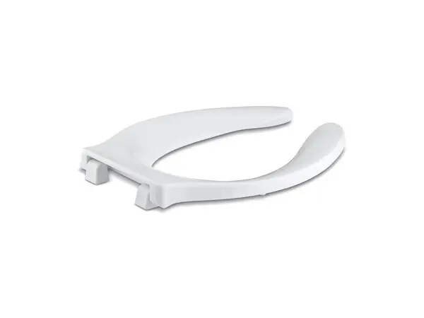 KOHLER Stronghold Elongated Toilet Seat With Integrated Handle And Self-sustaining Check Hinge - White