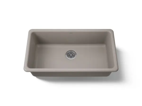 KOHLER Iron/tones 33" Top-/undermount Single-bowl Kitchen Sink - One-color