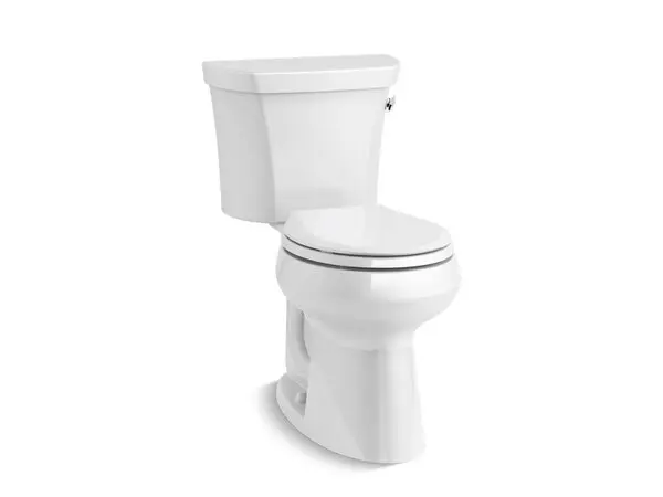 KOHLER Highline Two-piece Round-front Toilet, 1.28 Gpf - One-color