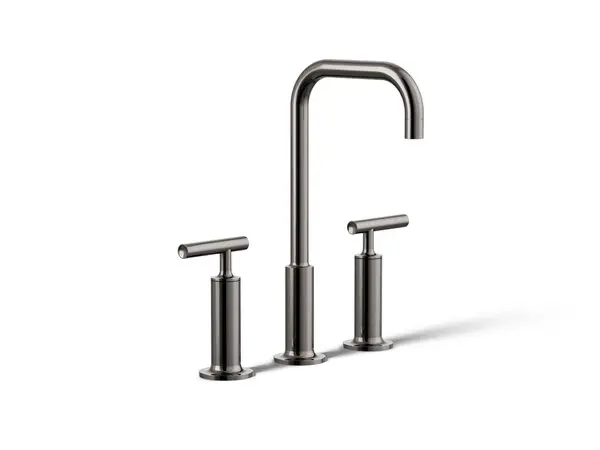 KOHLER Purist Widespread Bathroom Sink Faucet With Lever Handles, 1.2 Gpm - One-color