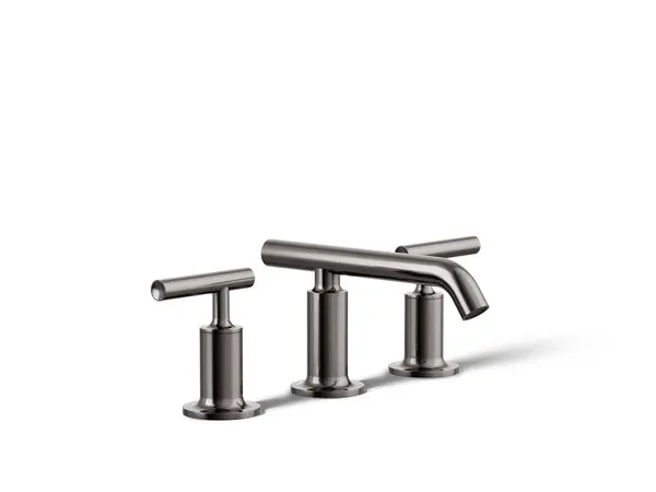 KOHLER Purist Widespread Bathroom Sink Faucet With Lever Handles, 1.2 Gpm - One-color