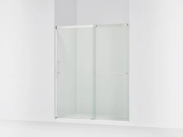 KOHLER Elate 56-1/4"-59-5/8" W X 70-1/2" H Sliding Shower Door With 1/4"-thick Crystal Clear Glass - One-color