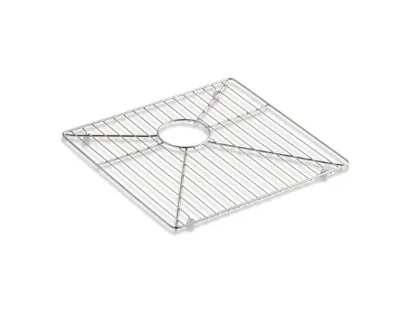 KOHLER Vault Strive Sink Rack For Left Bowl, 16-15/16" X 15-15/16 - Stainless Steel