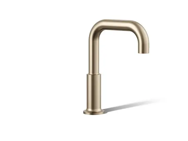 KOHLER Purist Deck-mount Bath Spout - Vibrant Brushed Bronze