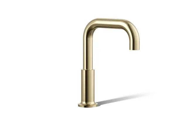 KOHLER Purist Deck-mount Bath Spout - Vibrant French Gold