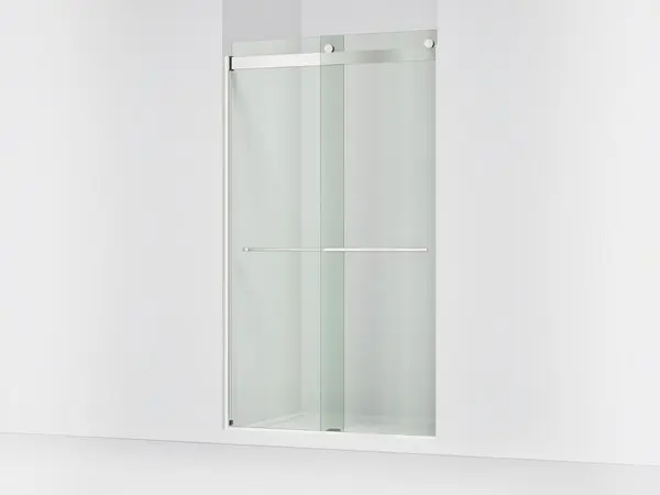 KOHLER Levity Plus Frameless Sliding Shower Door, 81-5/8" H X 44-5/8 47-5/8" W, With 3/8"-thick Crystal Clear Glass - One-color