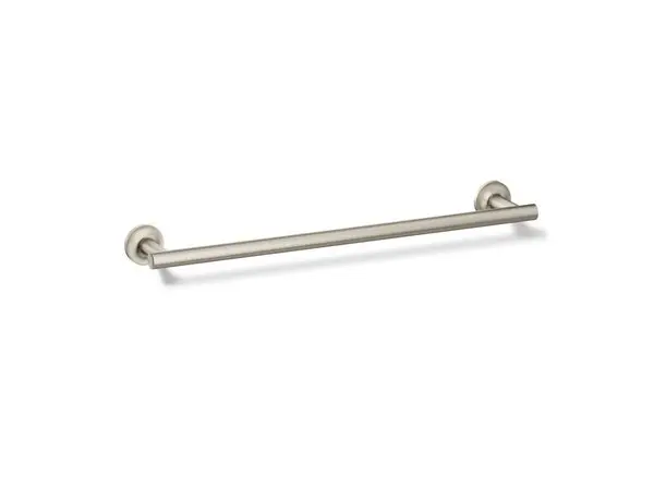 KOHLER Purist 18" Towel Bar - Vibrant Brushed Nickel