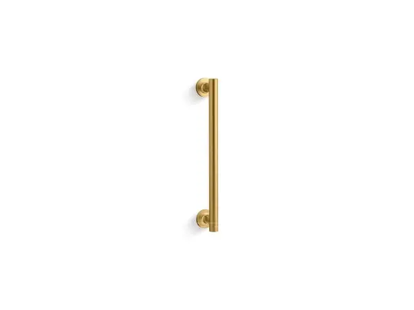 KOHLER Purist 14" Pivot Shower Door Handle - Vibrant Brushed Moderne Brass