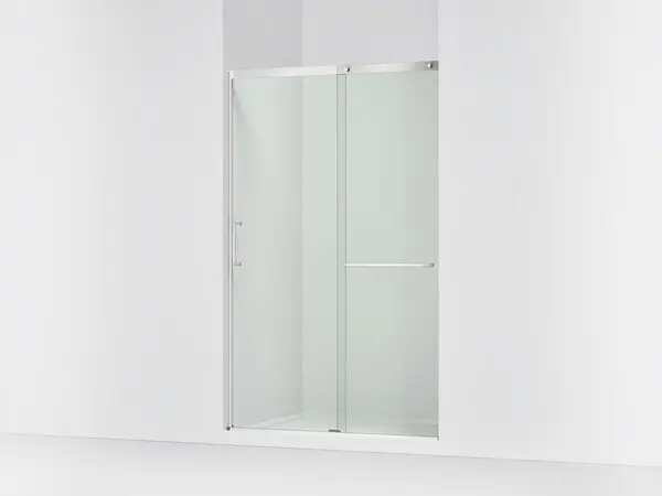 KOHLER Elate Sliding Shower Door, 75-1/2" H X 44-1/4 47-5/8" W, With Heavy 5/16" Thick Crystal Clear Glass - One-color