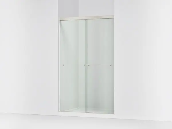 KOHLER Revel Sliding Shower Door, 76" H X 44-5/8 47-5/8" W, With 5/16" Thick Crystal Clear Glass - One-color