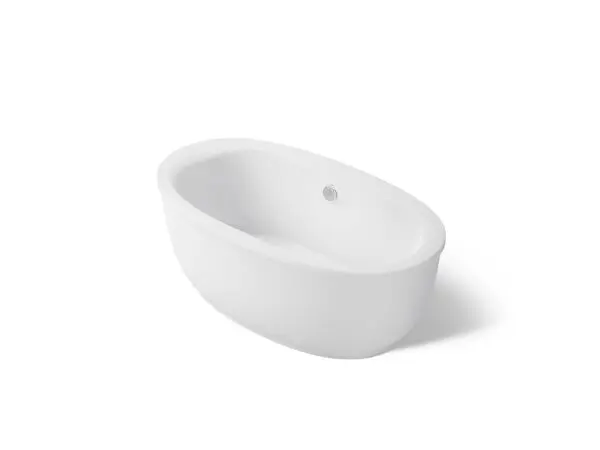 KOHLER Sunstruck 65-1/2" X 35-1/2" Freestanding Bath With Fluted Shroud - One-color