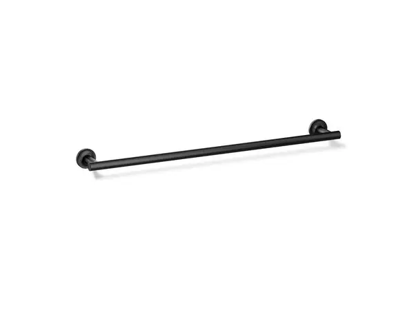 KOHLER Purist 24" Towel Bar - Matte Black