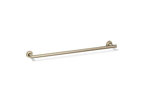 KOHLER Purist 24" Towel Bar - Vibrant Brushed Bronze