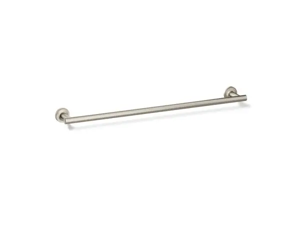 KOHLER Purist 24" Towel Bar - Vibrant Brushed Nickel