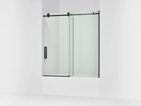 KOHLER Composed 62" H Sliding Bath Door With 3/8"-thick Glass - One-color