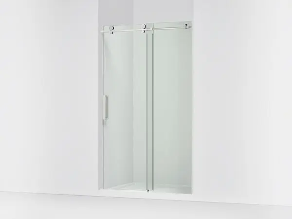 KOHLER Composed Sliding Shower Door, 78" H X 44-1/8 47-7/8" W, With 3/8" Thick Crystal Clear Glass - One-color