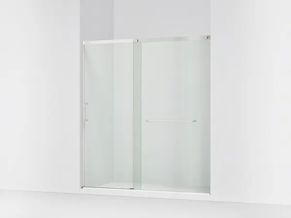 KOHLER Elate Sliding Shower Door, 75-1/2" H X 68-1/4 71-5/8" W, With Heavy 5/16" Thick Crystal Clear Glass - One-color