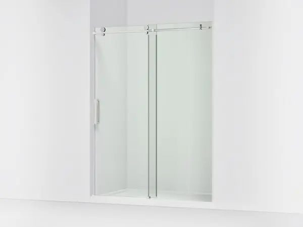 KOHLER Composed Sliding Shower Door, 78" H X 56-1/8 59-7/8" W, With 3/8" Thick Crystal Clear Glass - One-color