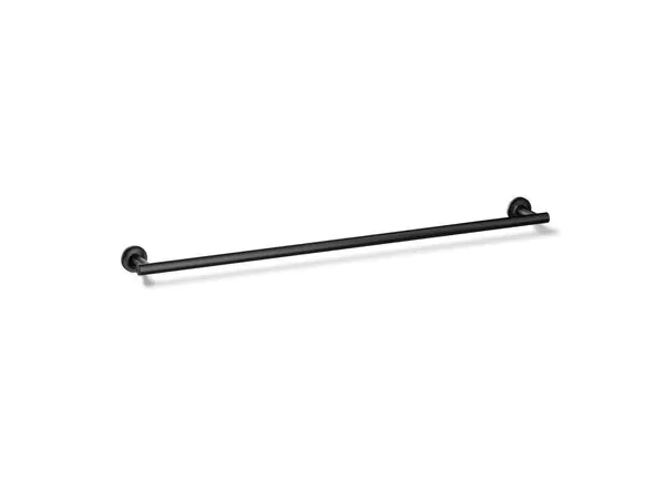 KOHLER Purist 30" Towel Bar - Matte Black