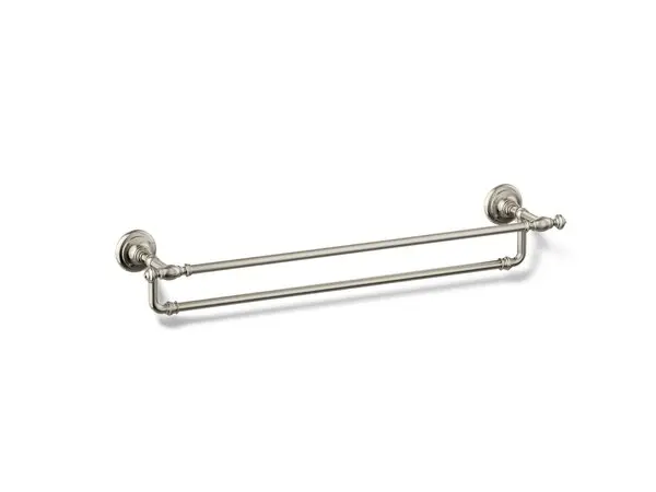 KOHLER Artifacts 24" Double Towel Bar - Vibrant Polished Nickel