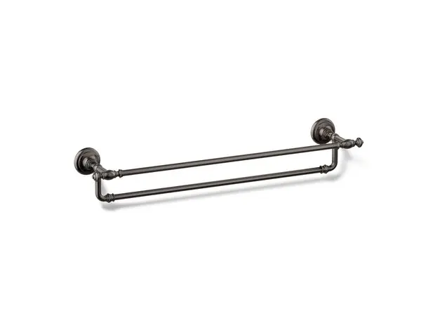 KOHLER Artifacts 24" Double Towel Bar - Vibrant Titanium