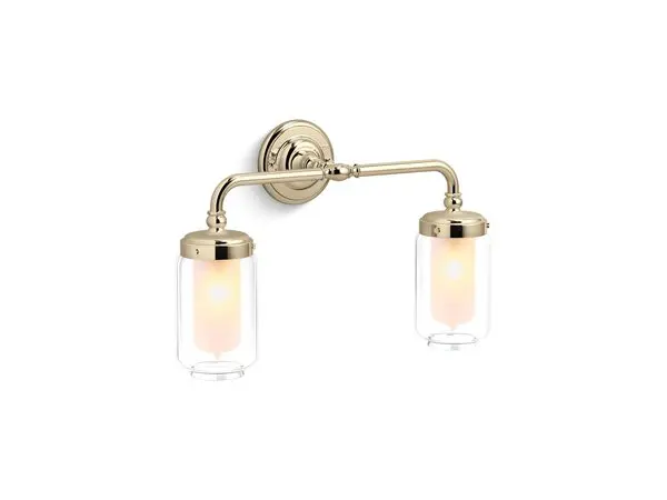 KOHLER Artifacts Two-light Sconce - French Gold