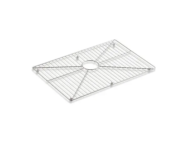 KOHLER Vault Strive Sink Rack, 26" X 16-11/16" For 30" Single-bowl Apron-front Sink - Stainless Steel