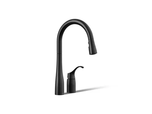 KOHLER Simplice Pull-down Kitchen Sink Faucet With Three-function Sprayhead - One-color