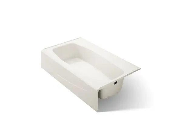 KOHLER Villager 60" X 34-1/4" Alcove Bath, Right Drain - One-color