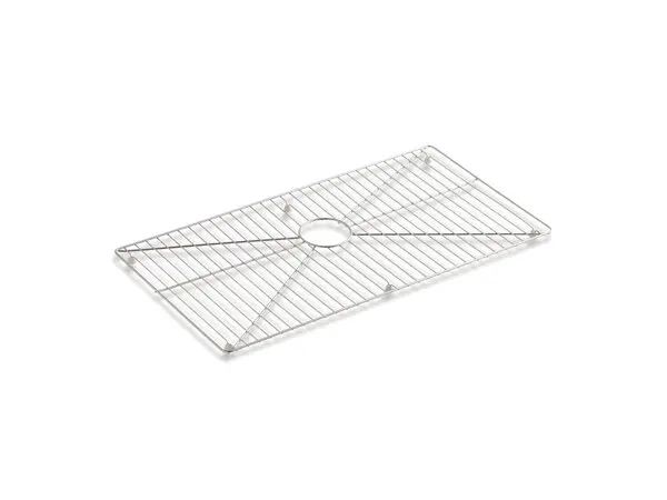 KOHLER Vault Sink Rack, 32" X 16-11/16" For 36" Single-bowl Apron-front Sink - Stainless Steel
