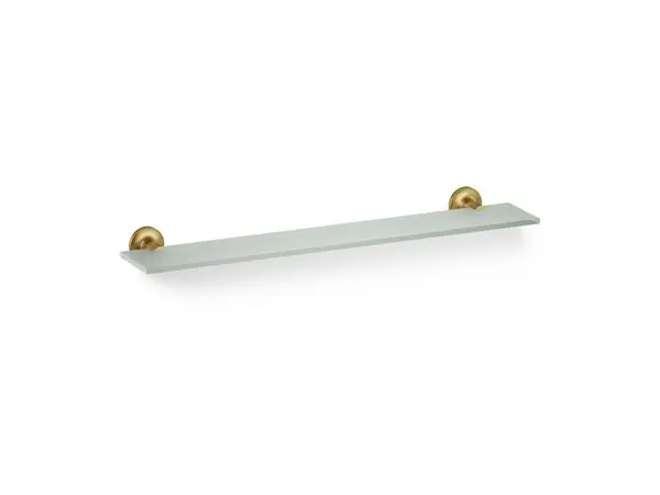 KOHLER Purist Glass Shelf - Vibrant Brushed Moderne Brass
