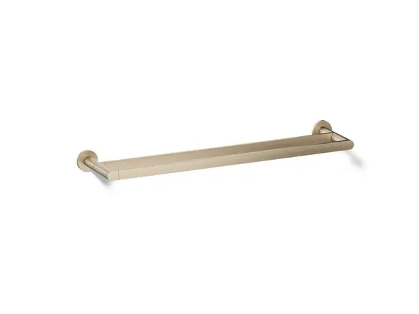 KOHLER Composed 24" Double Towel Bar - Vibrant Brushed Bronze