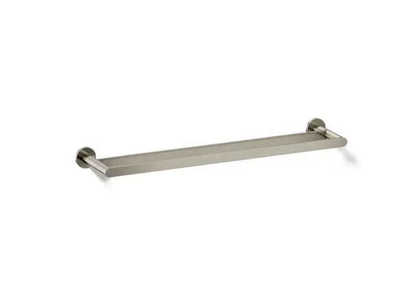 KOHLER Composed 24" Double Towel Bar - Vibrant Polished Nickel