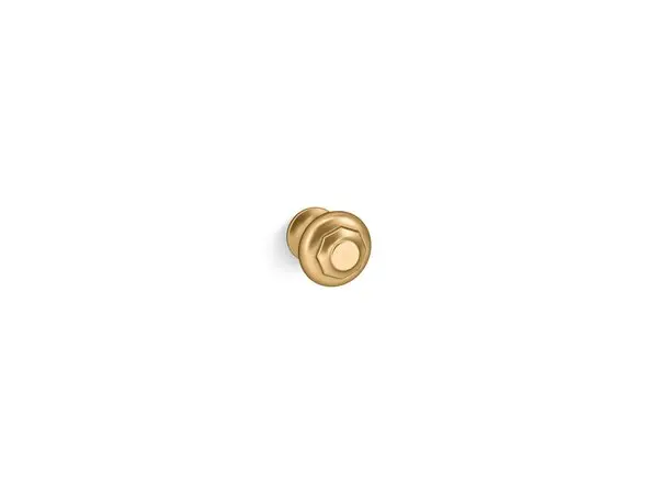 KOHLER Artifacts Cabinet Knob - Vibrant Brushed Moderne Brass