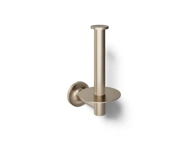 KOHLER Purist Vertical Toilet Paper Holder - Vibrant Brushed Bronze